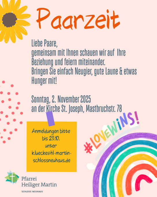 Bild (paarzeit november 2025) | Kath. Pfarrei Heiliger Martin Schloß Neuhaus